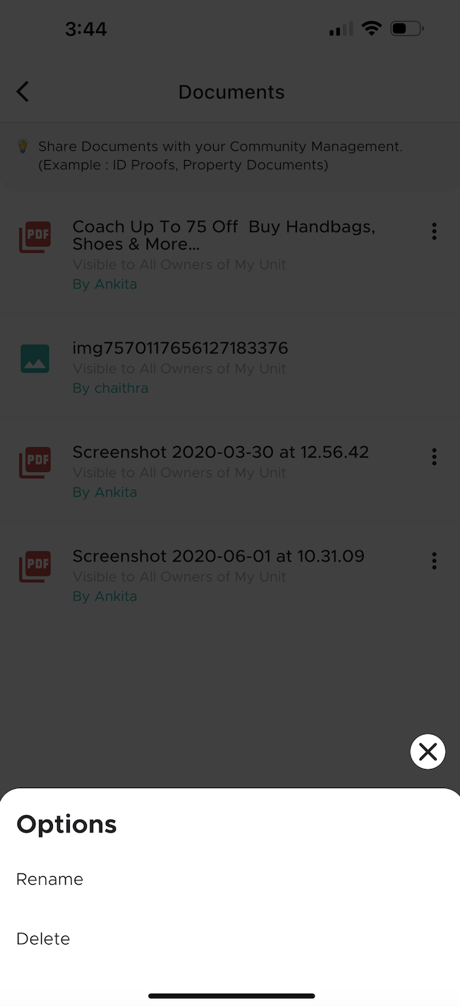 How to upload documents to your unit using the ADDA App?