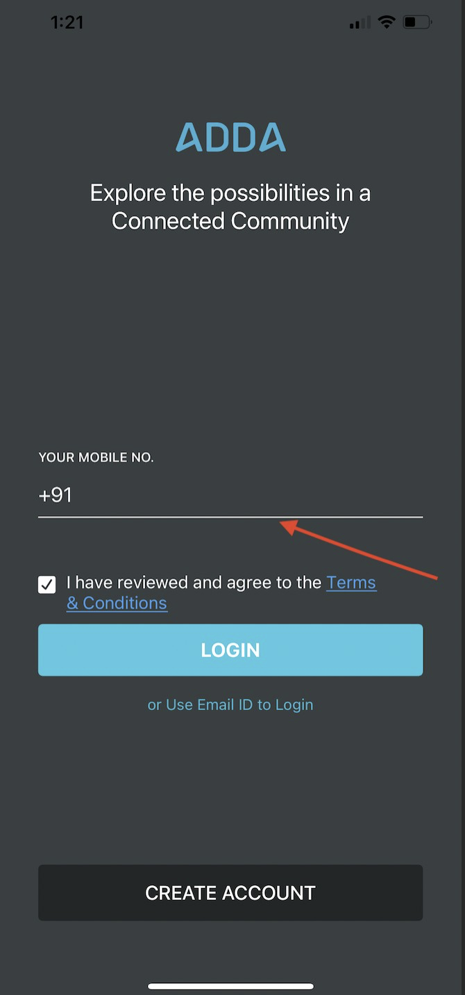 How do I login to ADDA?