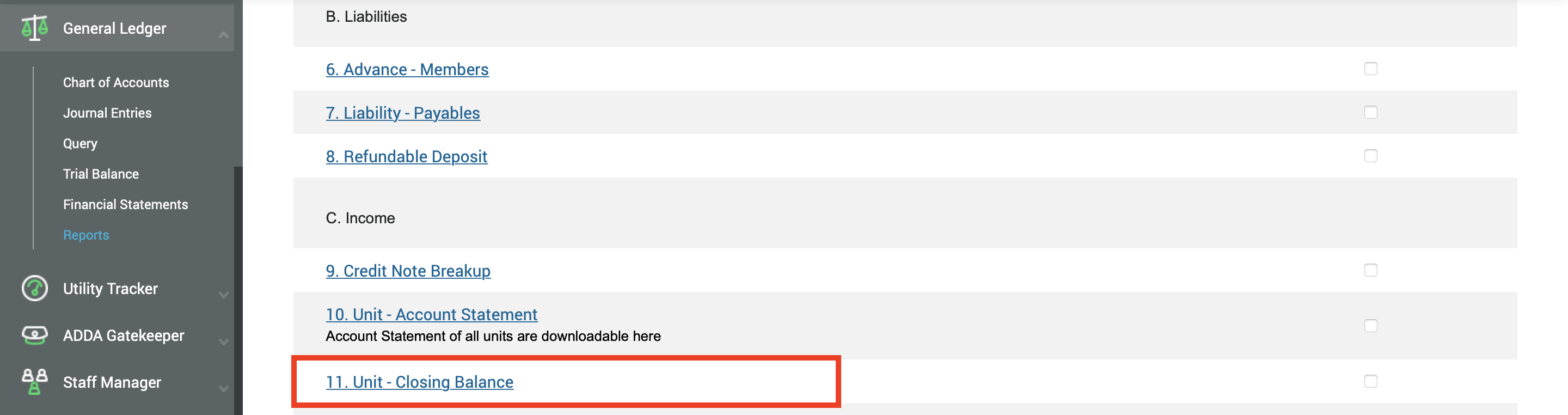 How do I view the Unit-Closing Balance as an auditor?