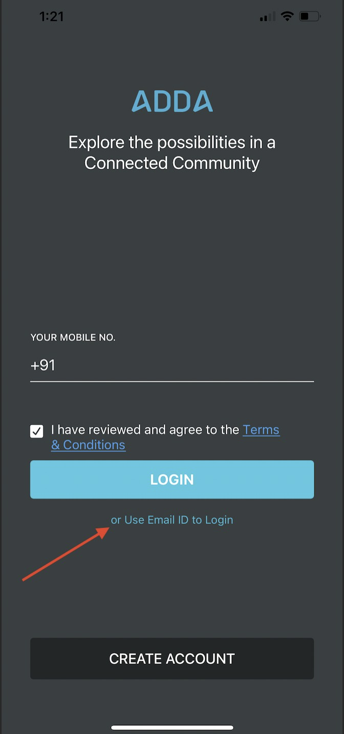 How do I login to ADDA?